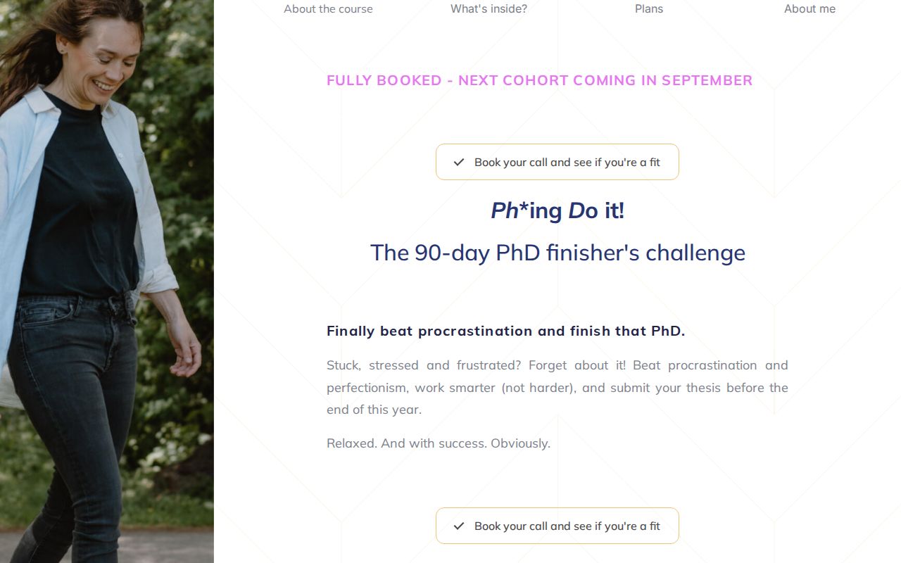 Ph*ing Do it! 90-day PhD finisher's challenge